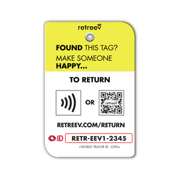 Smart QR Code Travel Tags | Retreev | Retreev